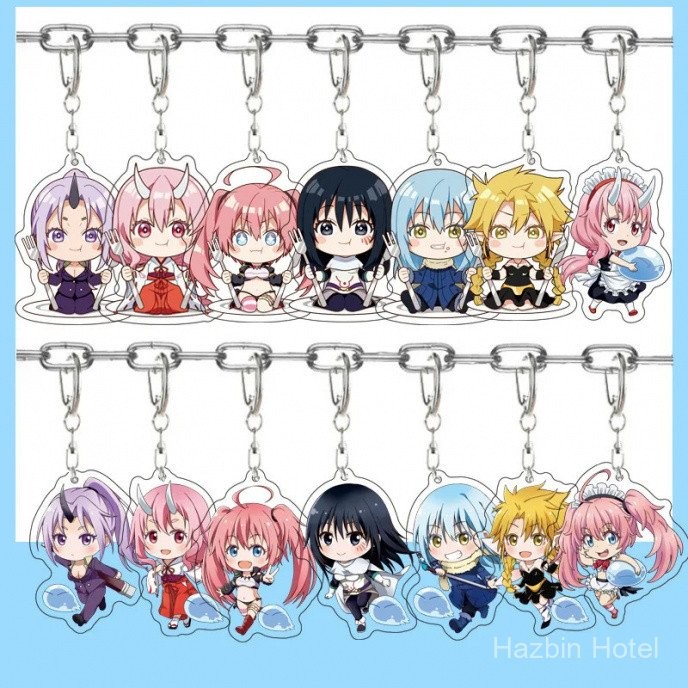 Anime That Time I Got Reincarnated as a Slime 6cm Keychain Cute Rimuru ...