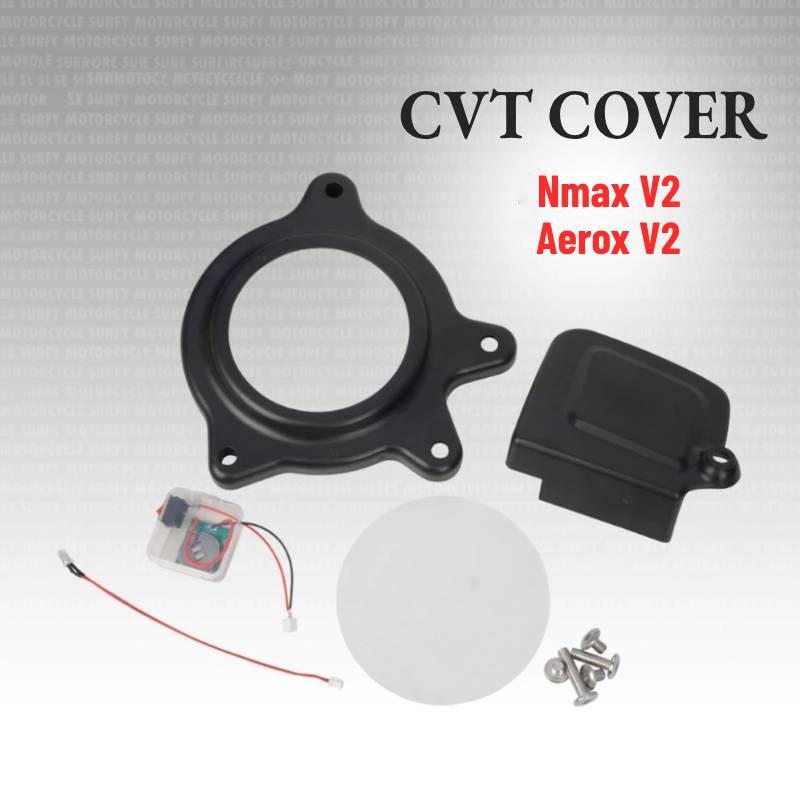 [24H Ship] CVT Cover with Light Box Yamaha Aerox V2/Nmax V2 CVT Engine ...