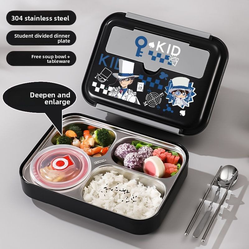 Conan Edogawa Detective Conan Insulated Lunch Box Jimmy Kudo Plate 304 ...