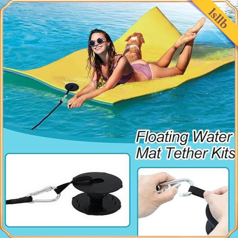 [Lsllb] Floating Mat Tether Kit Grommet and Tether for Swimming Pool, Easy to Install, Foam ...