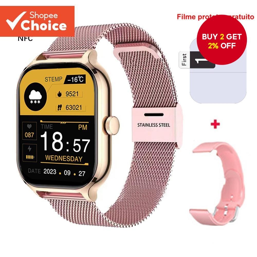 Original NFC Smartwatch H9 Max Women Sports Watch 2.19"HD Bluetooth ...