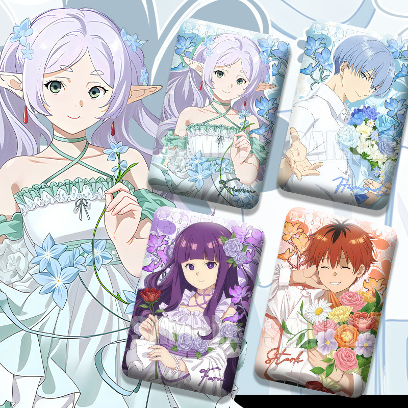 Frieren: Beyond Journey's End Garden Cafe Series Square Badge Fern ...