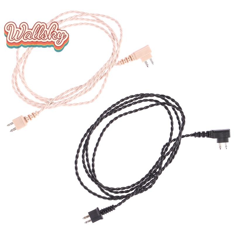 Wallsky> Hearing Aid 2 Pin Cable Body Aids Unilateral Cord Wire for ...