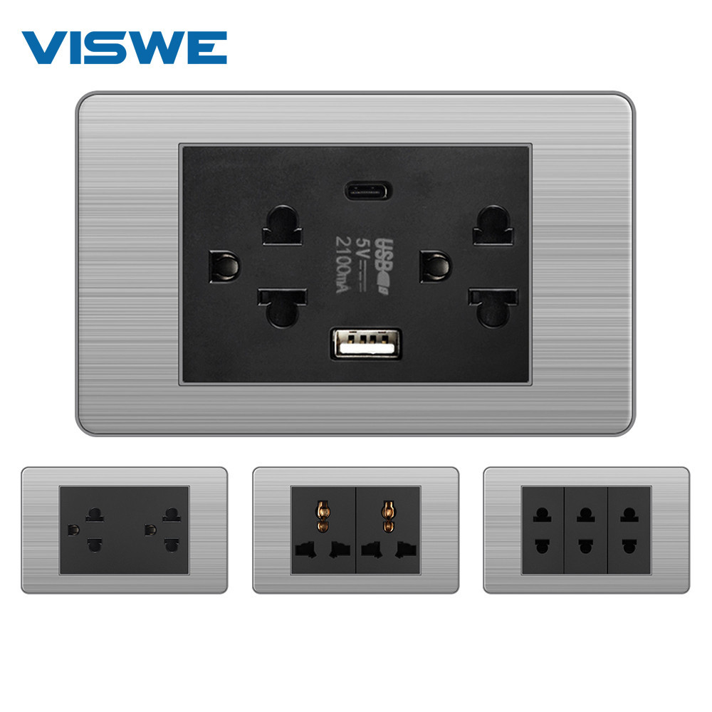 VISWE | usb socket | universal socket | wall socket | power socket ...