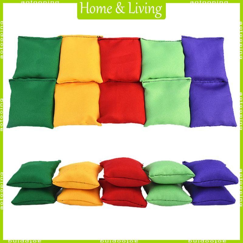 AOTOO 2Pcs Beanbag Throw Game Sandbags Sport Toy Nylon Bean Bags Cool ...