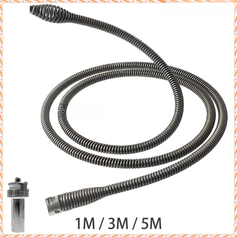 Arrow Spring Pipe Drain Cleaner with Drill Connector Drain Auger for ...