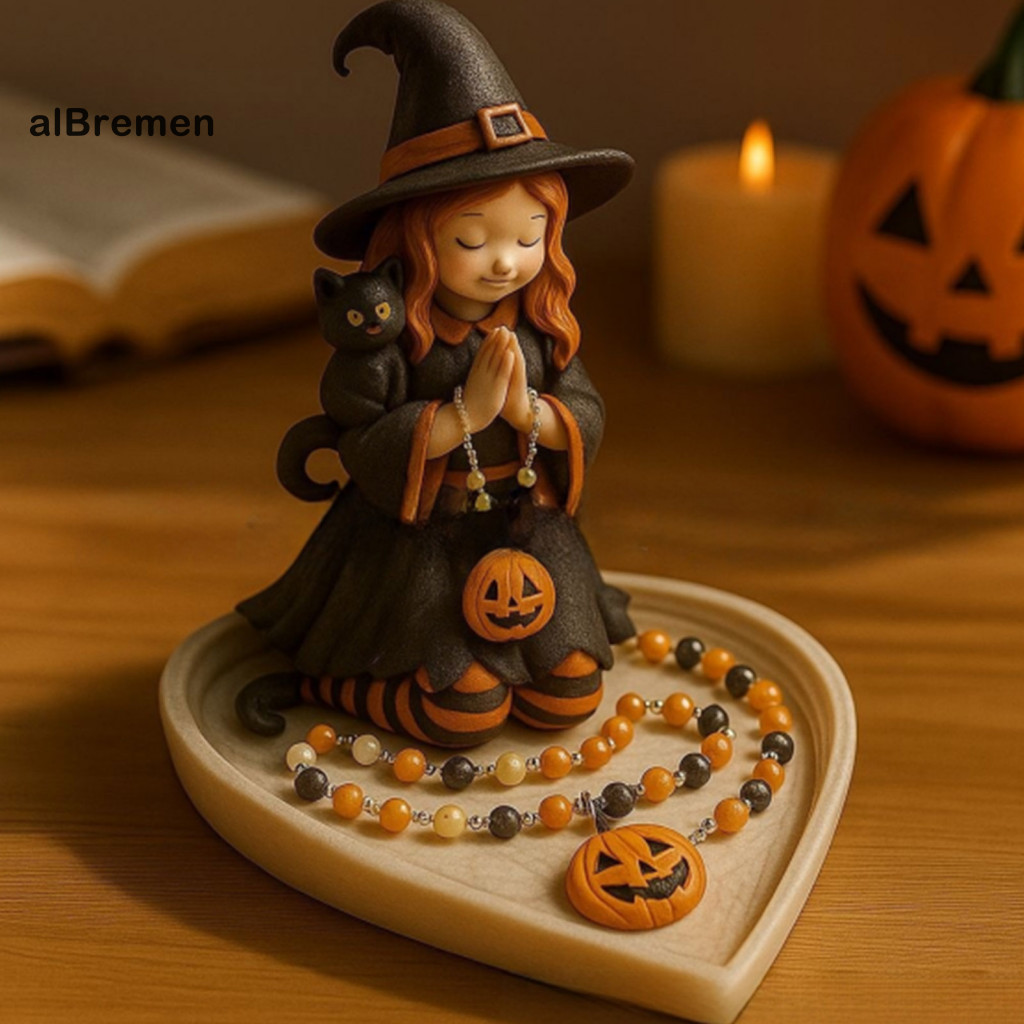(New) Witch Display Stand Witch Collectible Figurine Spooky Halloween ...