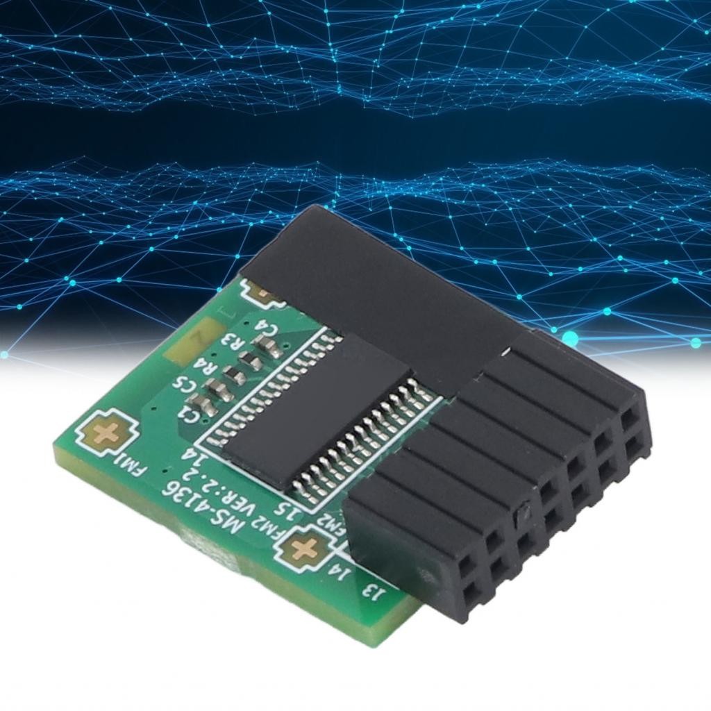 Ooidshop 14Pin TPM 2.0 Module with Chipset High Strength Security for ...