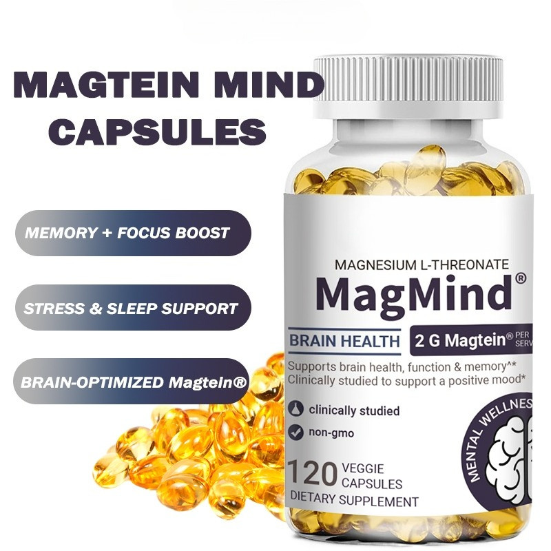 Magnesium L-Threonate MagMind Magtein Brain Supplement for Memory ...