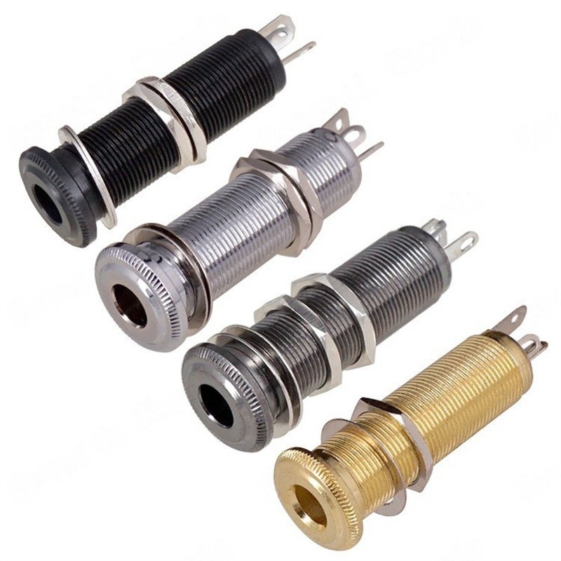 Guitar Output Jack Barrel Type Long Thread Stereo and Mono For Daily ...