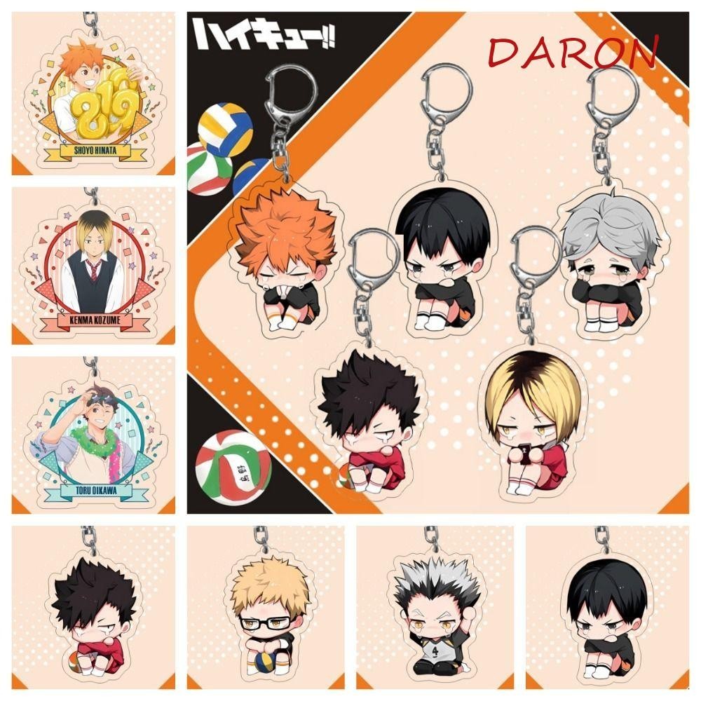 DARON Anime Haikyuu Keychain, Kozume Kenma Oikawa Tooru Hinata Shoyo ...