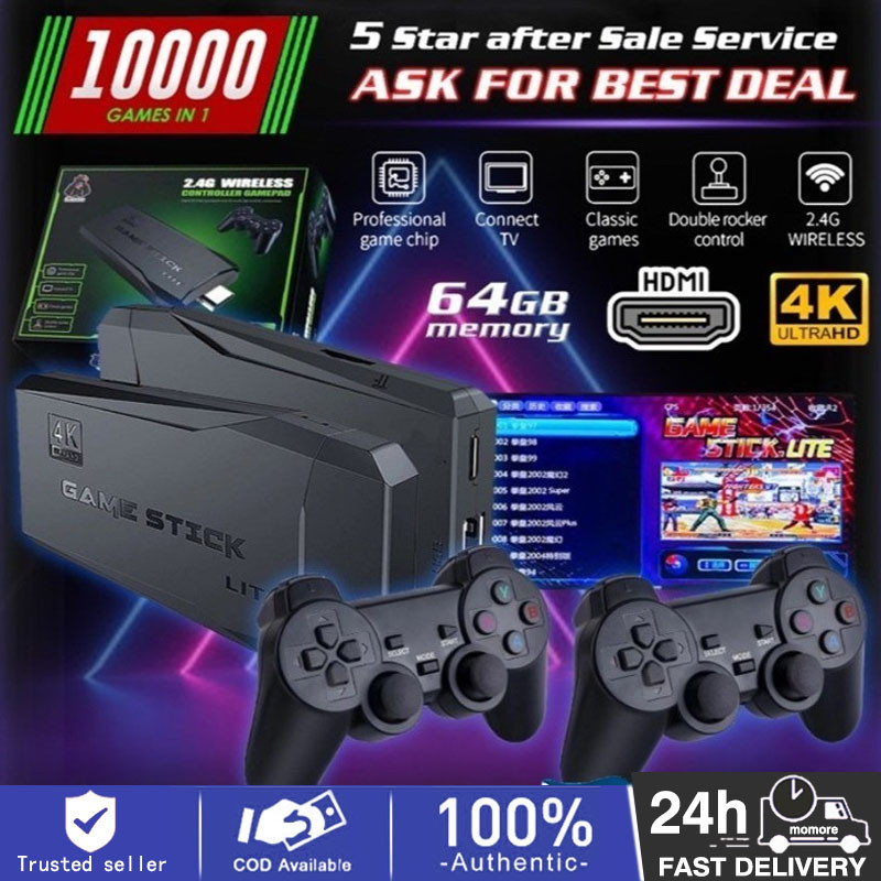 20000+ HD 4K M8 Video Game Console Classic Double Gamepad Support ...