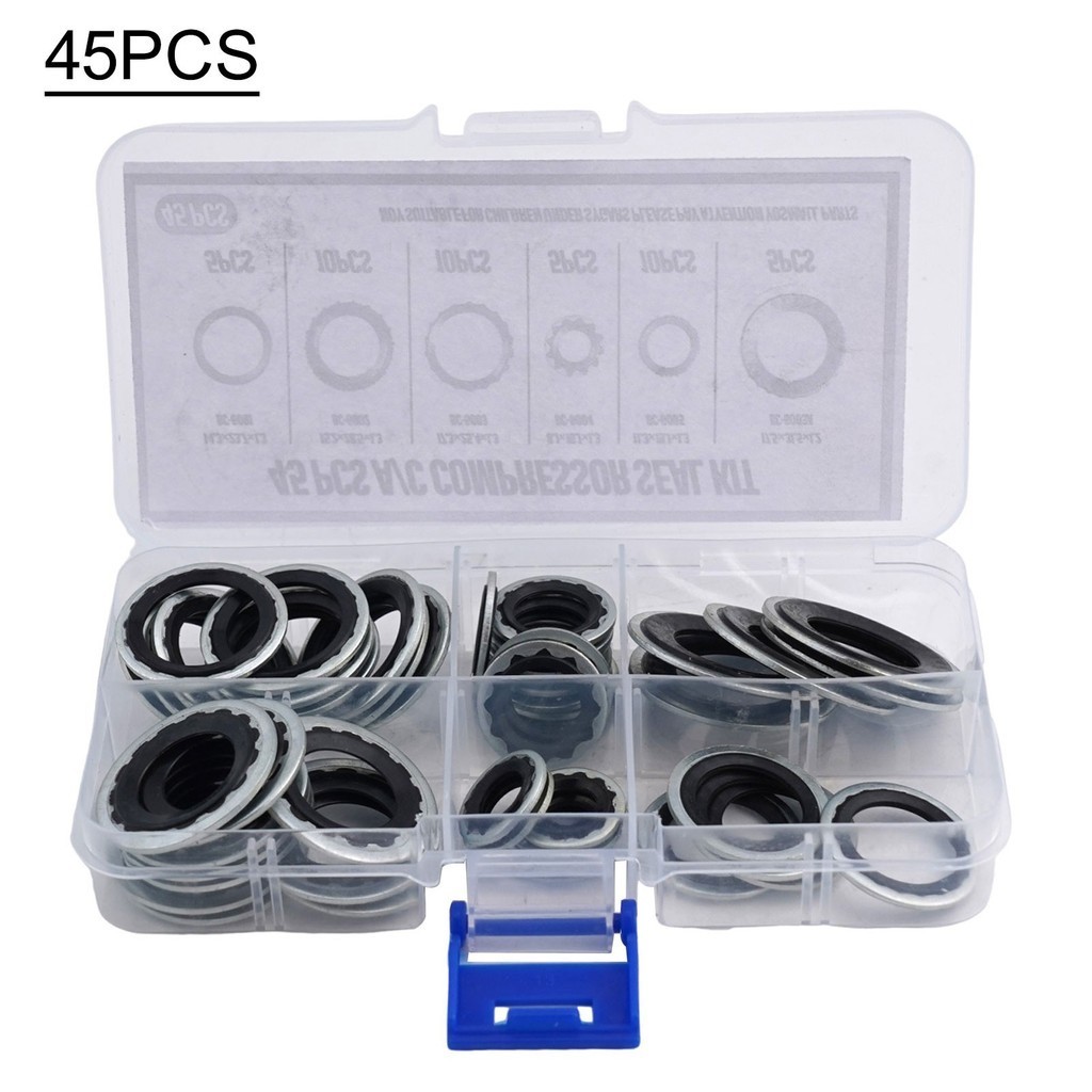 Compressor Gasket Seal Perfect Replacement Automotive Air Conditioning ...
