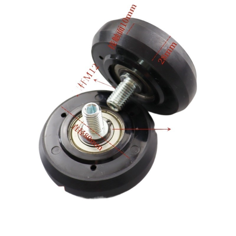 Elevator accessories auxiliary rail counterweight guide shoe wheel ...