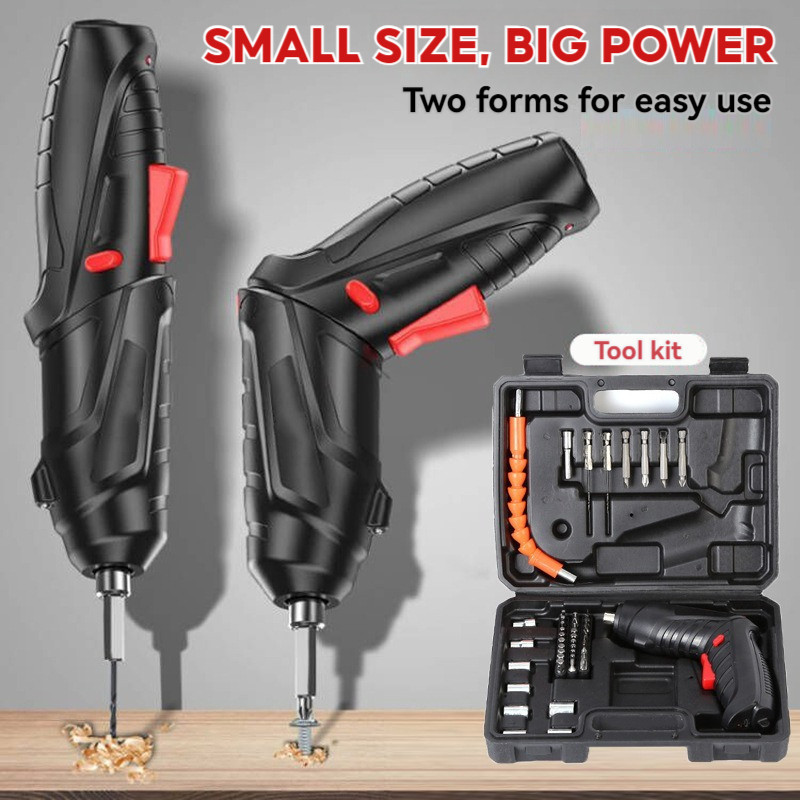 Foldable Barena Rechargeable 48Pcs Set Drill Portable Electric Cordless ...