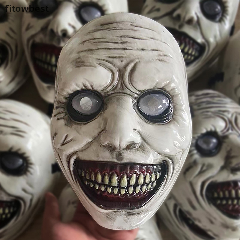 Fbph Horror The Exorcist Smiling Face Demon Mask Cosplay Evil Creepy ...