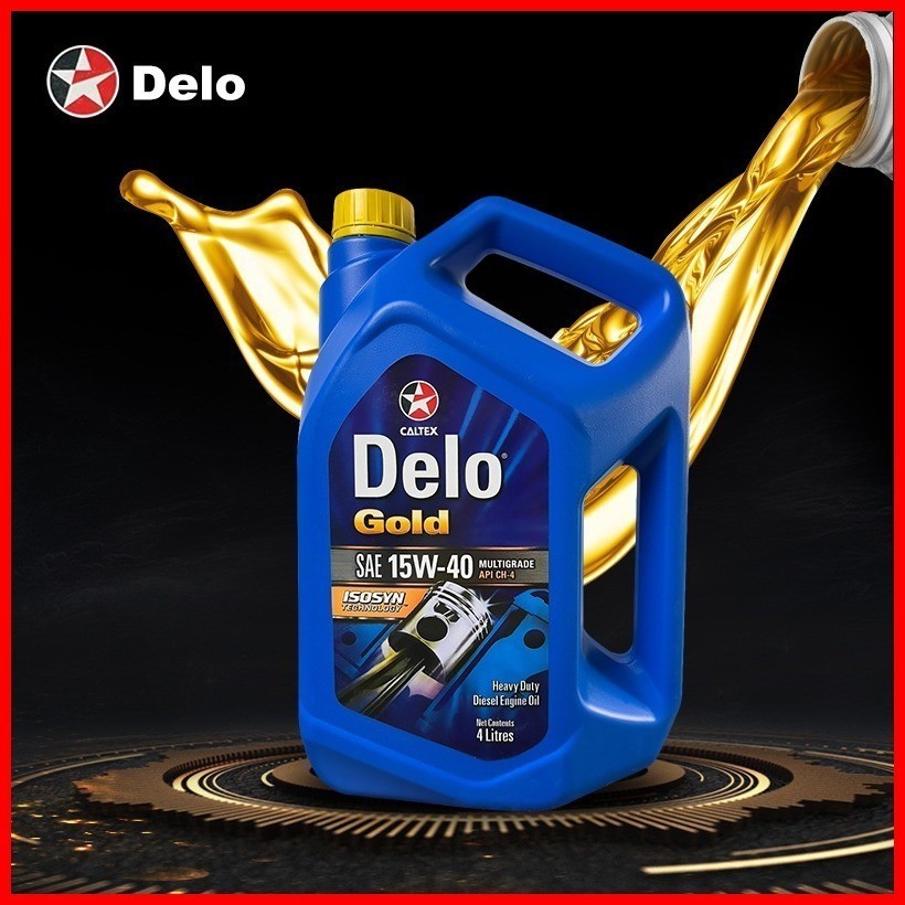DELO shell Delo 1L-4L engine oil for car Gold 15w40 | Shopee Philippines