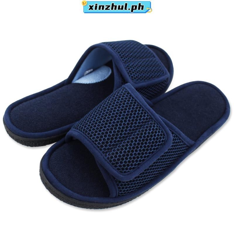 Men's Diabetic slippers with Wide Closure,Suitable for postoperative ...