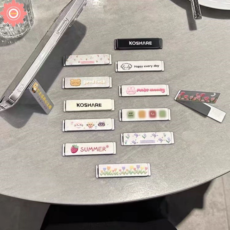 Creative Universal Metal Foldable Stand Supports Cute Kitty Graffiti ...