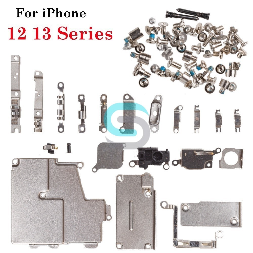 Inside Small Parts Metal Brackets Holder And Full Screws Set For iPhone ...