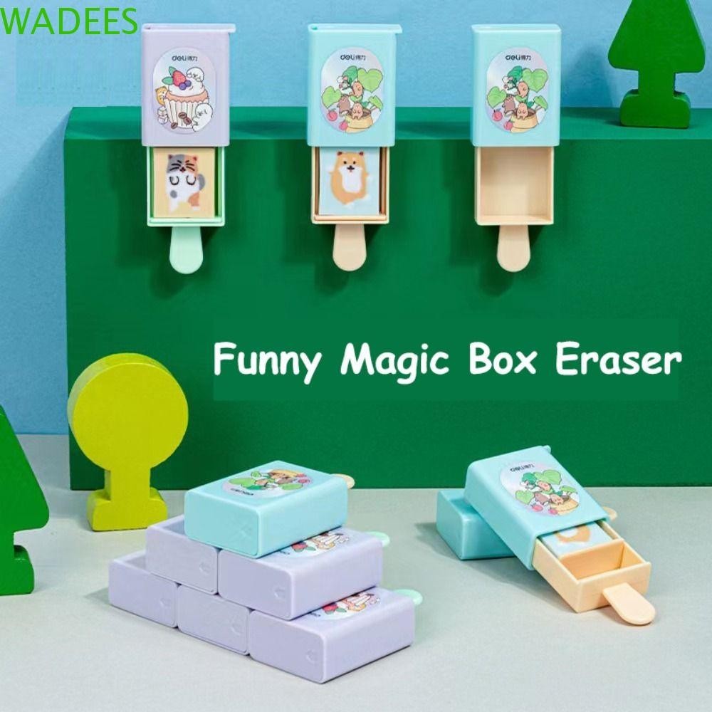 WADEES Magic Box Rubber Eraser Kawaii 1 Piece Students Stationery ...