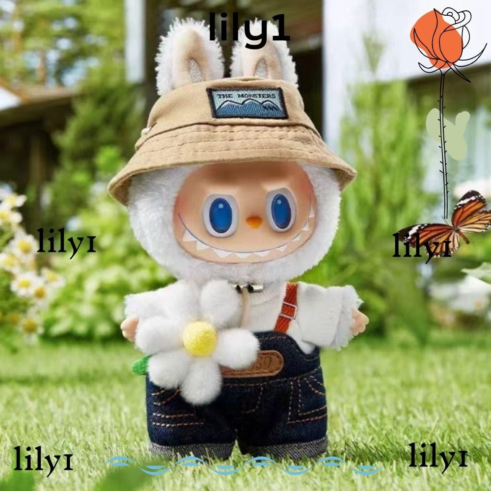 LILY Labubu Plush Doll, 17cm Vinyl Face Action Figure Pendant, Kawaii ...