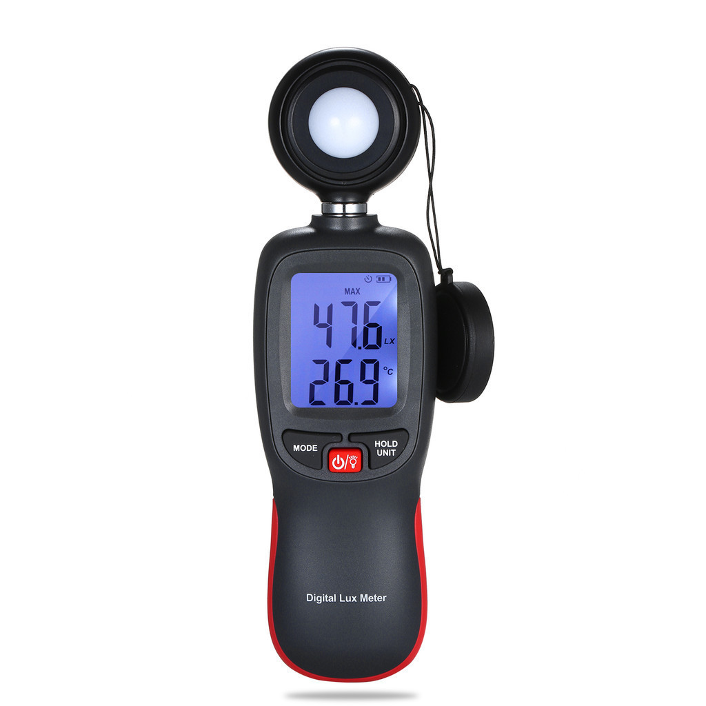Digital Lux Meter LCD Display Handheld Illuminometer Mini Luminometer ...