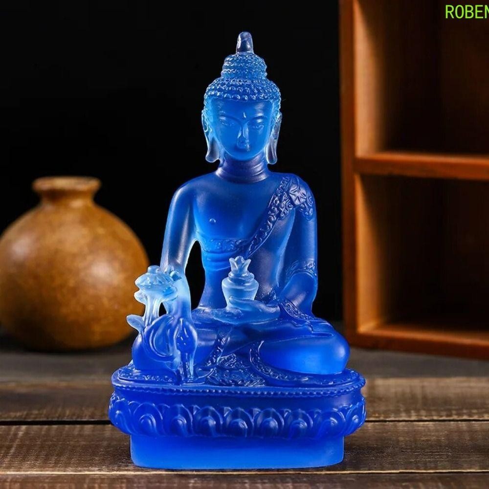 ROBEN Medicine Buddha Statue, Thai-style Resin Craft Resin Buddha ...