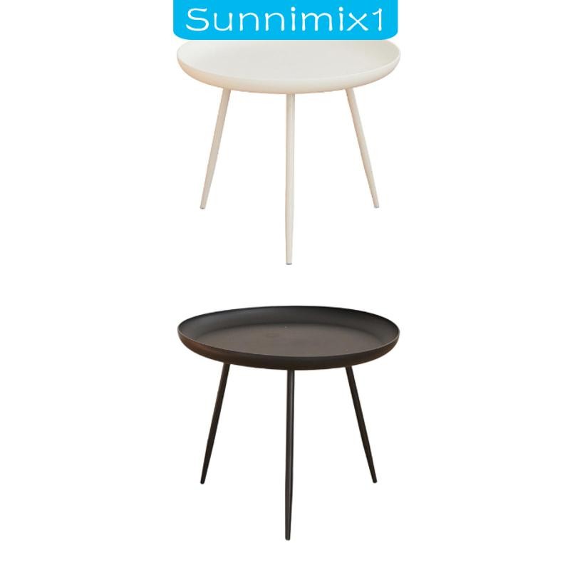 [Sunnimix1] Small End Table Drink Table Multifunction Round Coffee ...