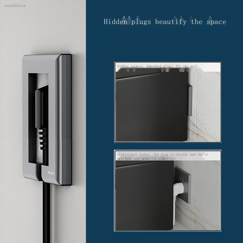 COD/Hidden hidden socket built-in plug wall concealed household switch ...