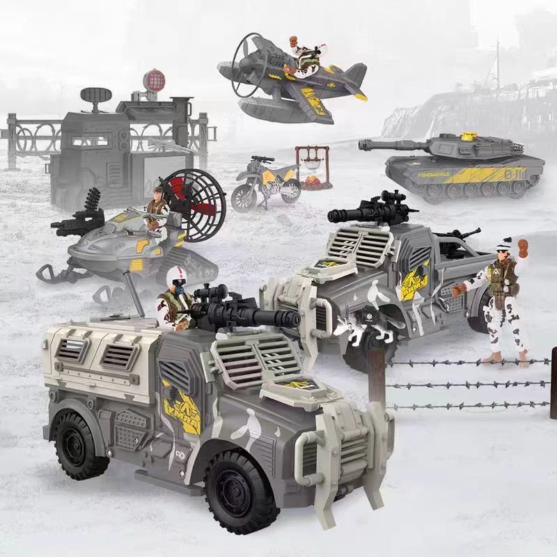 Sam Collision Snow Special Forces Military Model Series Armored Vehicle ...