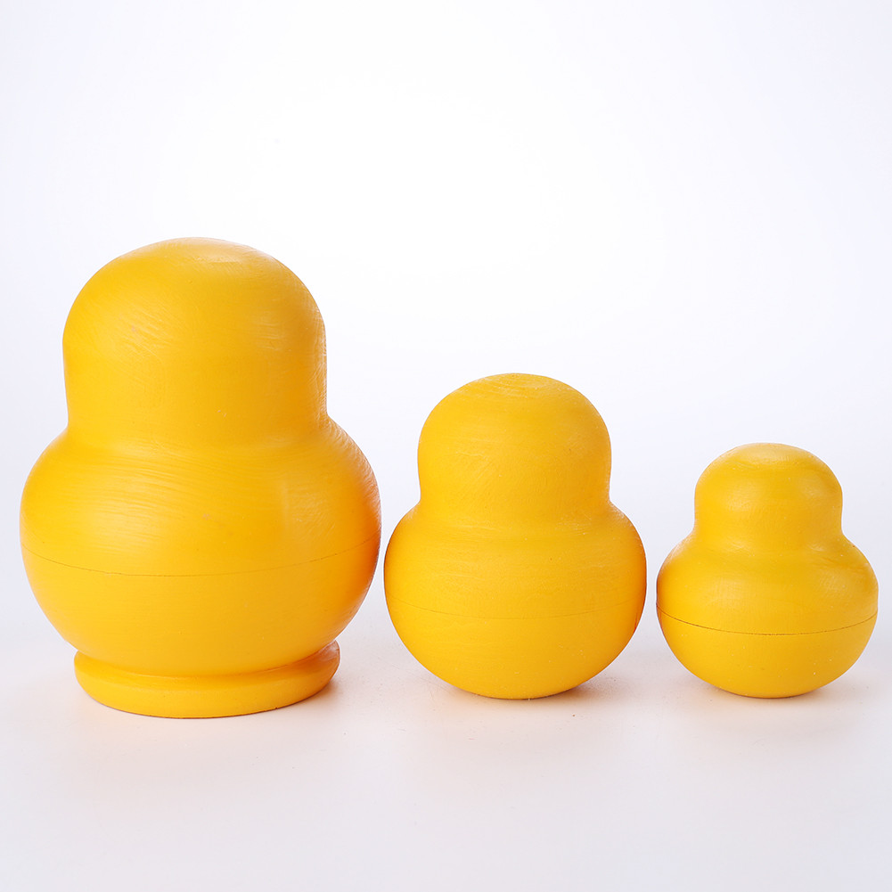 10 Layers Wood Russian Babushka Yellow Duck Matryoshka Dolls Toys ...