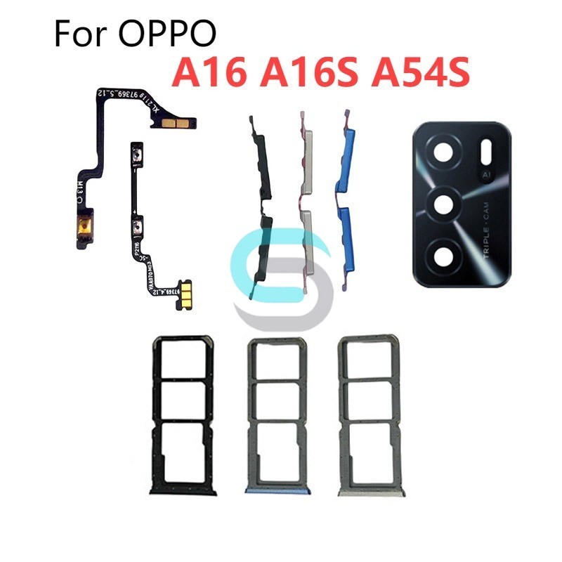 Replacement spare parts for OPPO A16 power volume button cable + SIM ...