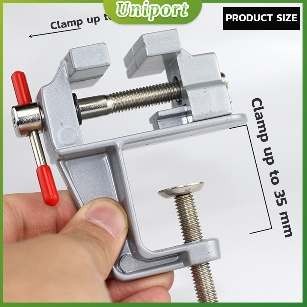 UNI DIY Mini Vise Household Drill Press Vice Clip For Clamping Table ...