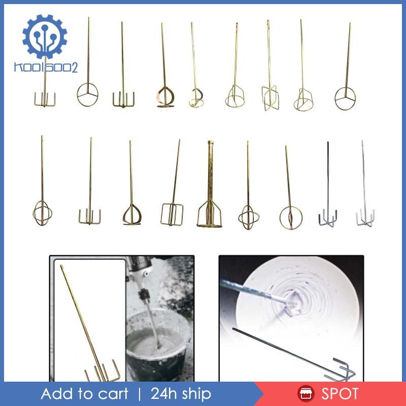 [Koolsoo2] Electric Mixer Paint Mixing Rod Paint Drill Attachment Long ...