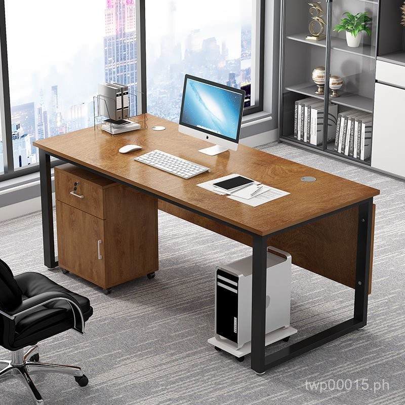 Office Desk Simple Modern Home Computer Table and Chair Combination ...