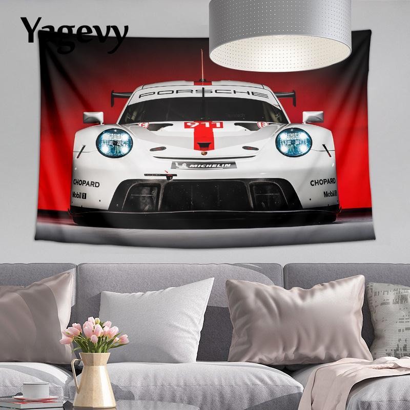 Porsche Porsche Porsche 911 Background Cloth Wall Poster Tapestry ...