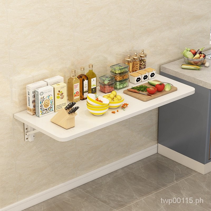 Wall-Mounted Folding Table Board Wall-Mounted Dining Table Household ...