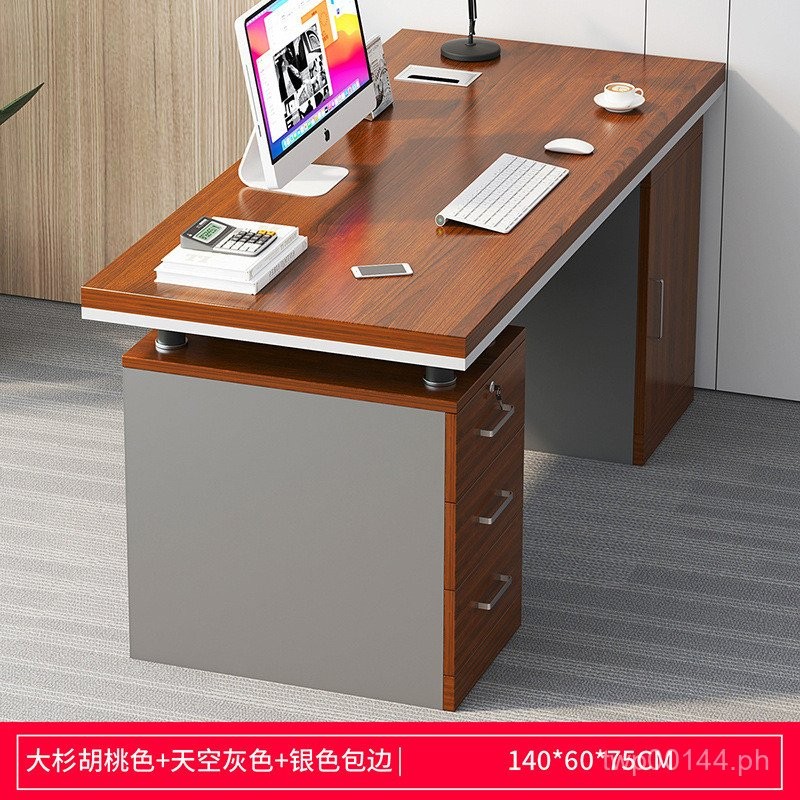 Desk Desktop Household Minimalist Computer Table and Chair Combination ...
