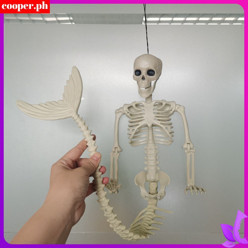 Halloween Mermaid Skeleton, Skeleton Decoration Halloween Fish Skeleton ...