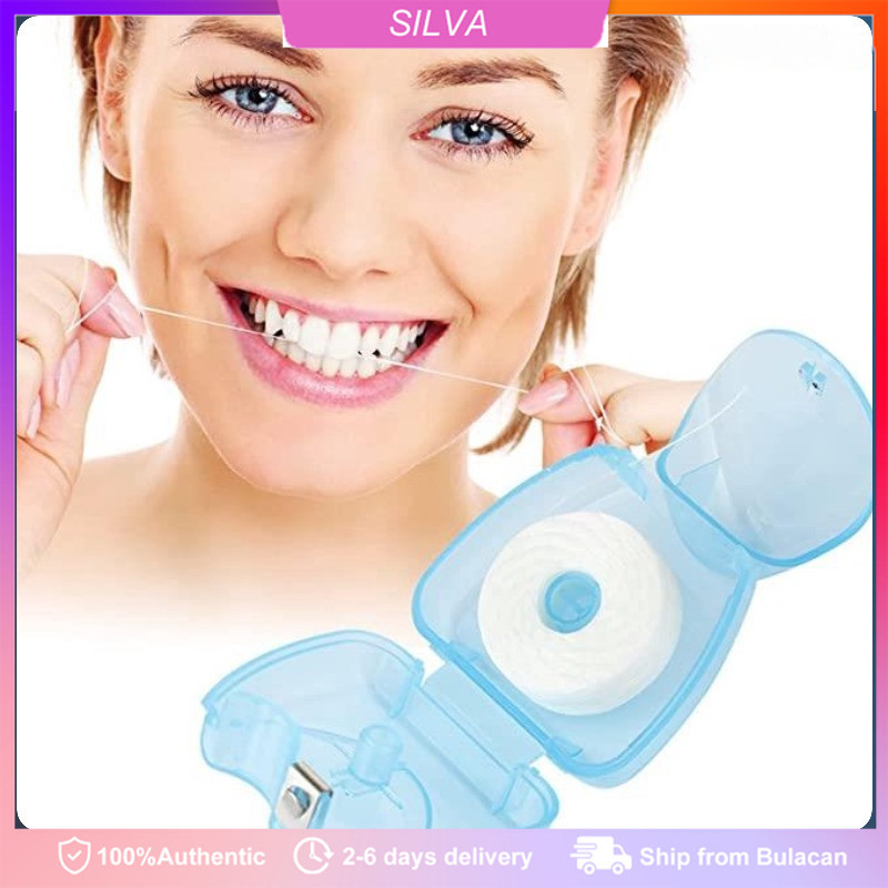 50M Essential Woven Dental Floss Assorted Floss Starter Portable ...