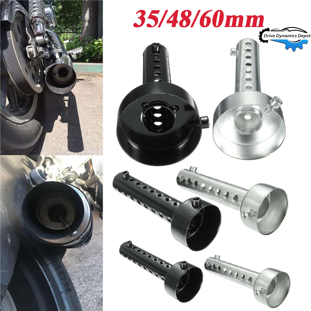 35mm/48mm/60mm Silencer DB Killer Motorcycle Exhaust Muffler Tip Sound ...