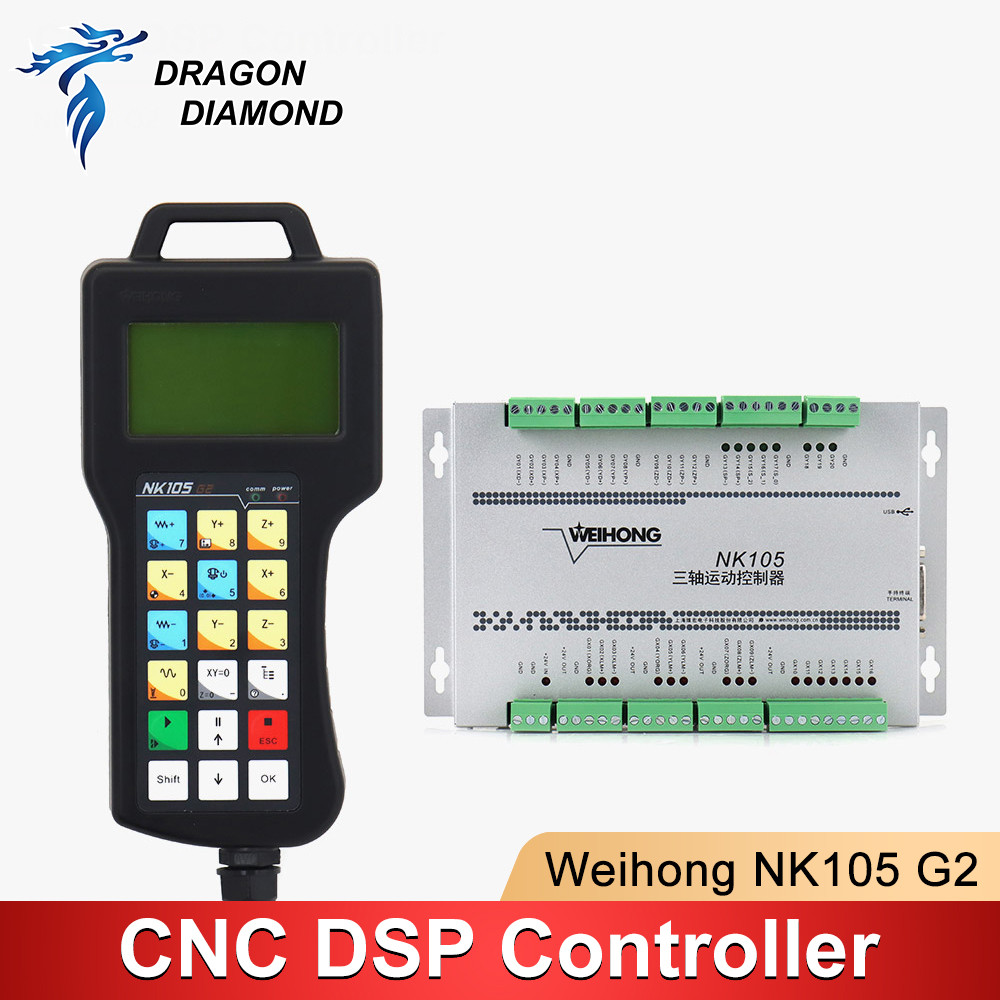 WEIHONG NcStudio 3 axis CNC DSP Controller NK105G2 Cutter Plasma ...