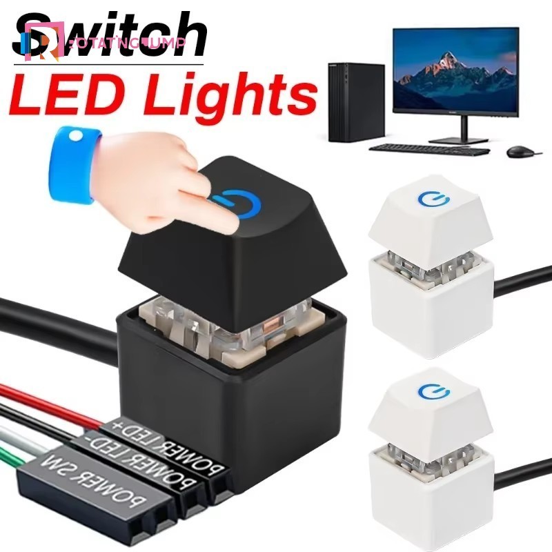 1.96M Extension Cable PC Motherboard Start Power Switch Home Office ...