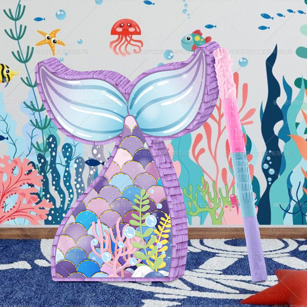 Mermaid pinata Children's Birthday Party Decoration Holiday Party Game ...