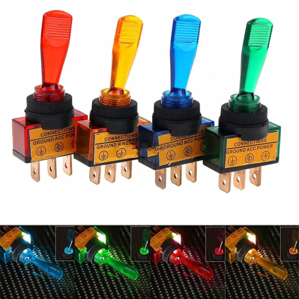 Switch button, Rocker Flip Switch ASW-13D, 20A Voltage (5V-24V) With ...