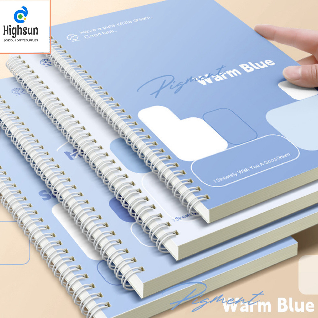 AKT A5 Spiral Aesthetic Notebook Line Writing Notebooks for School ...