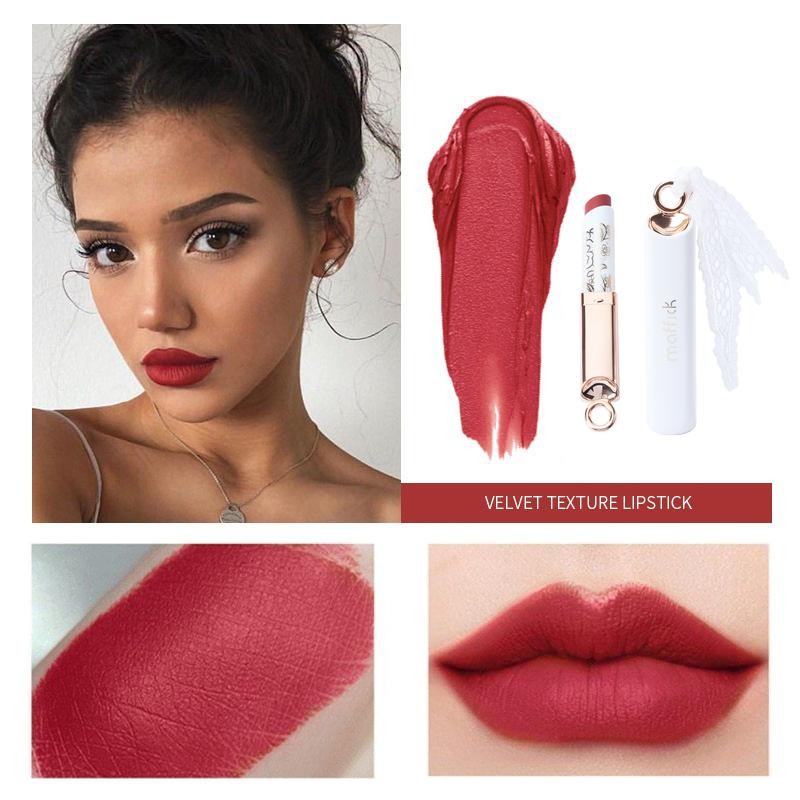 COD Maffick 6 Colours Lace Matte Lipstick / Lipstick Matte Long Lasting ...