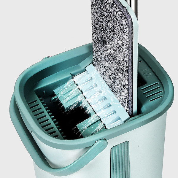 mop with squeezer mop with spinner Flat mop hands-free washing lazy mop ...