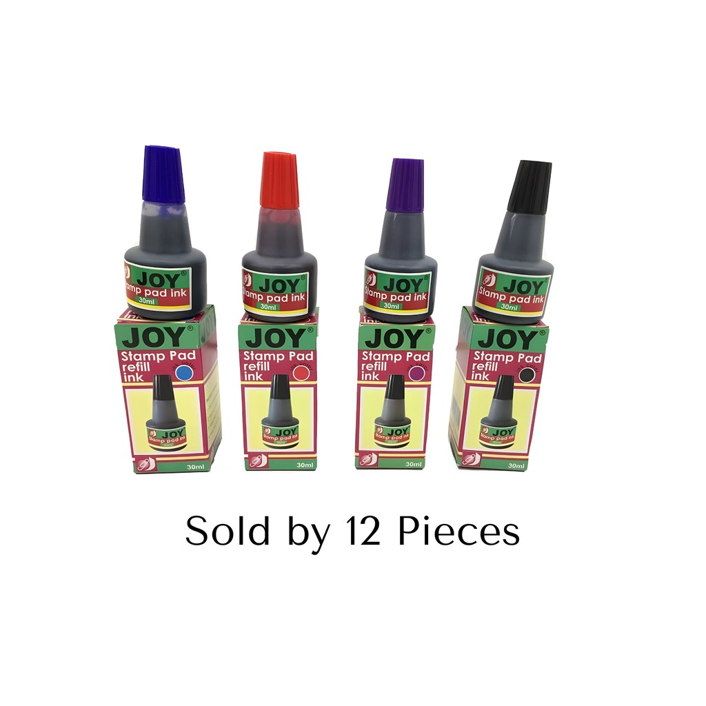 Joy Stamp Pad Ink Refill 30ml | 12pcs | Shopee Philippines Joy Stamp Pad Ink Refill 30ml | 12pcs | Shopee Philippines
